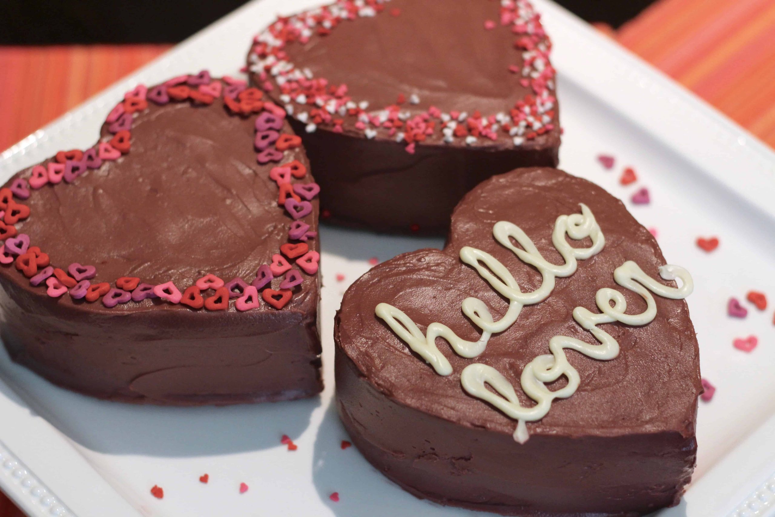 Baked Sunday Mornings: Conversation Heart Cakes (aka Black Velvet Cakes ...