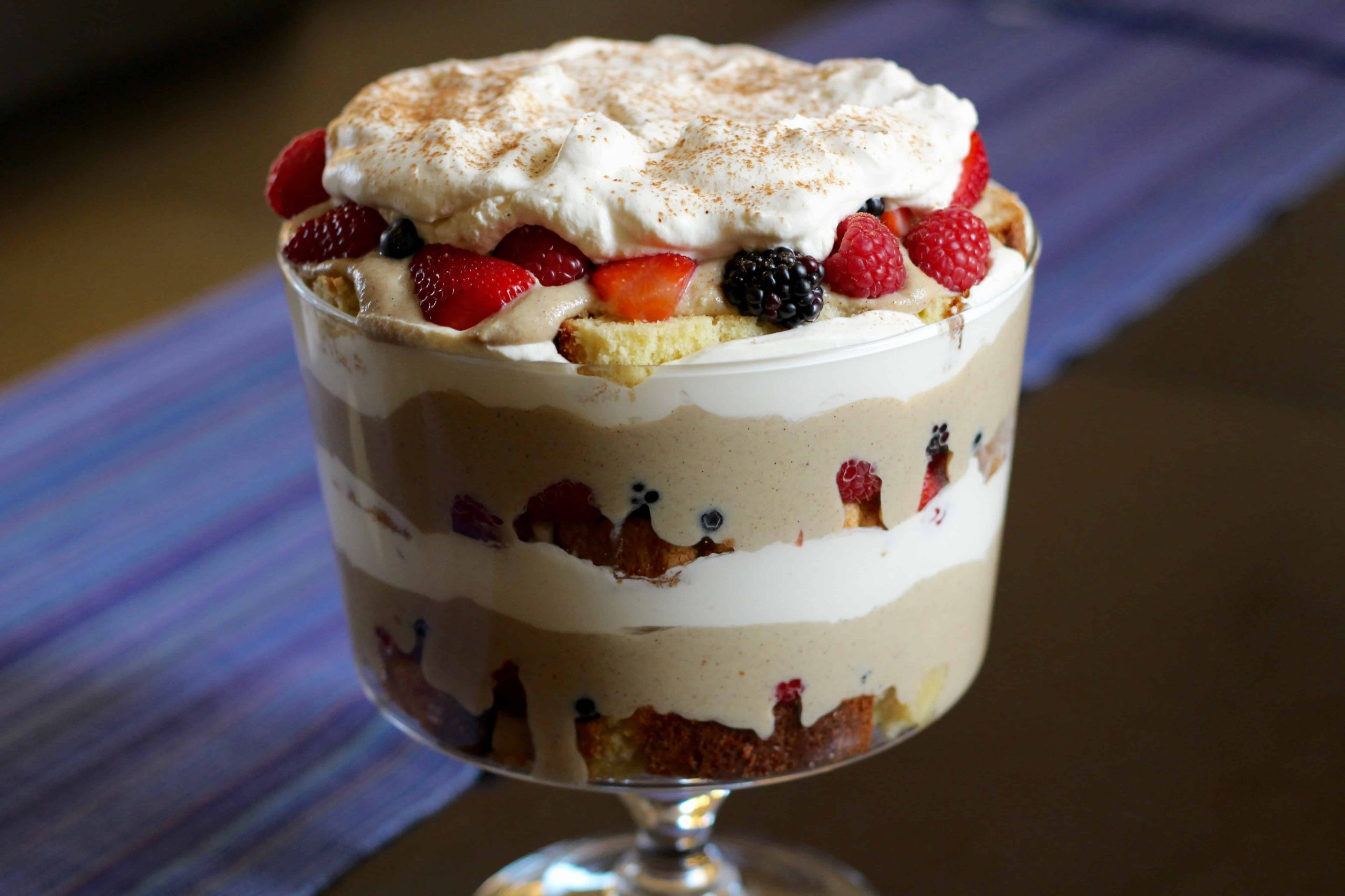 Baked Sunday Mornings: Chai Spice Trifle with Mixed Berries - Stellina ...