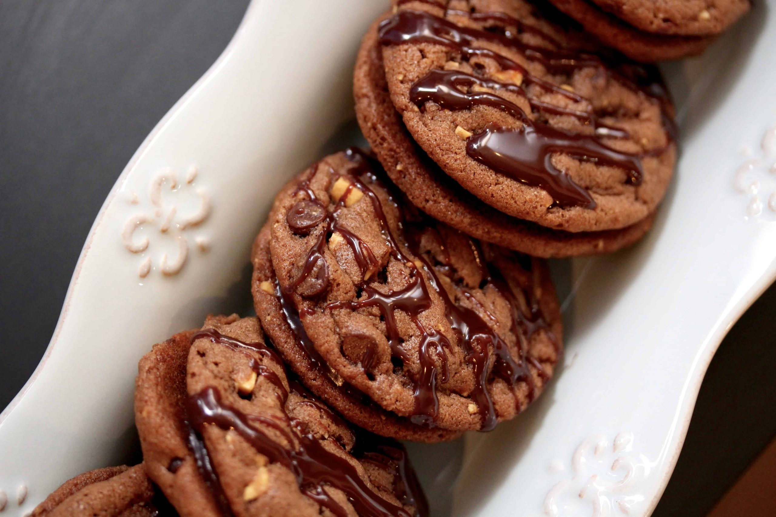 Baked Sunday Mornings: Nutella Chip Cookies - Stellina Sweets