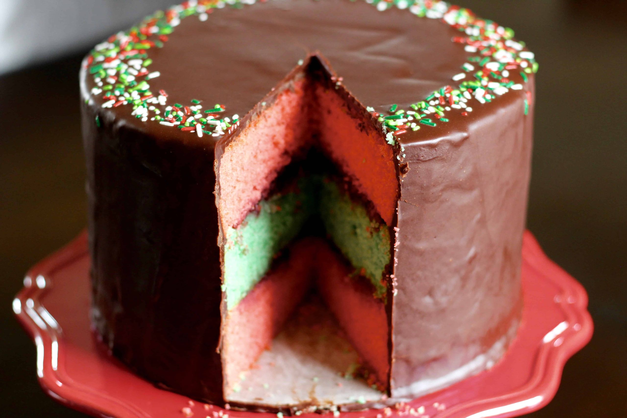 Baked Sunday Mornings: Tricolor Cake - Stellina Sweets