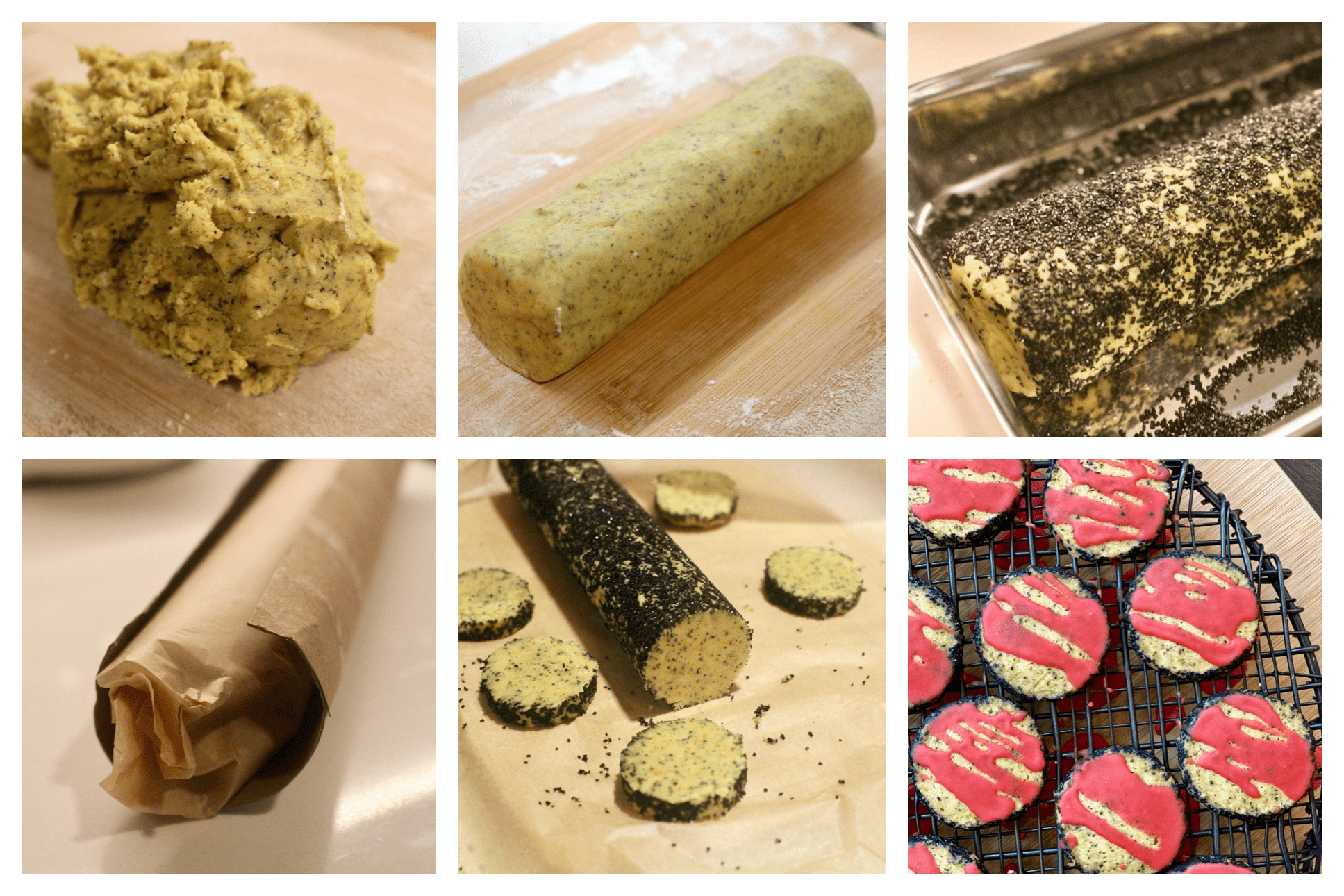 Earl Grey Shortbread Snowflakes with Blood Orange Glaze - Stellina Sweets